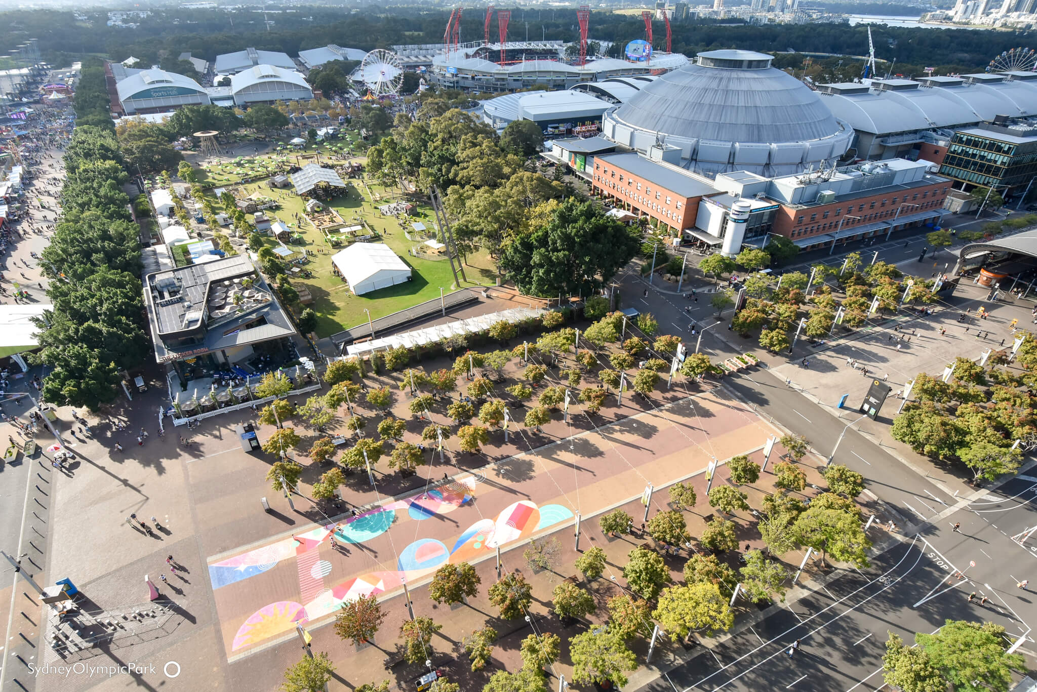 Cathy Freeman Park transformed into Jamison Station | Sydney Olympic Park